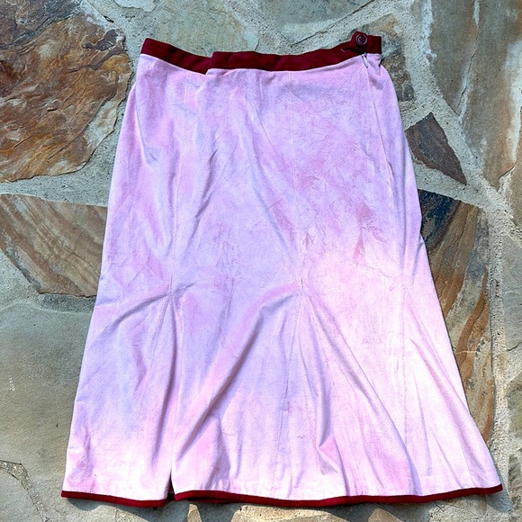 Lily Cheung | Skirts | Faux Suede Tulip Skirt | Poshmark